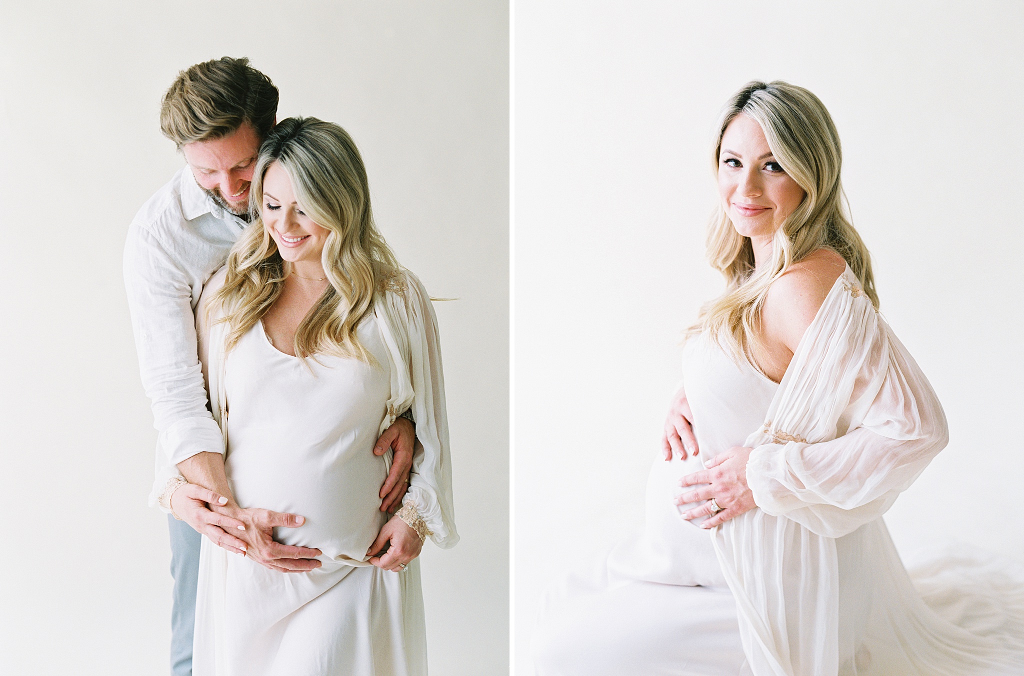 In-Studio Maternity Session with the Gilles Family